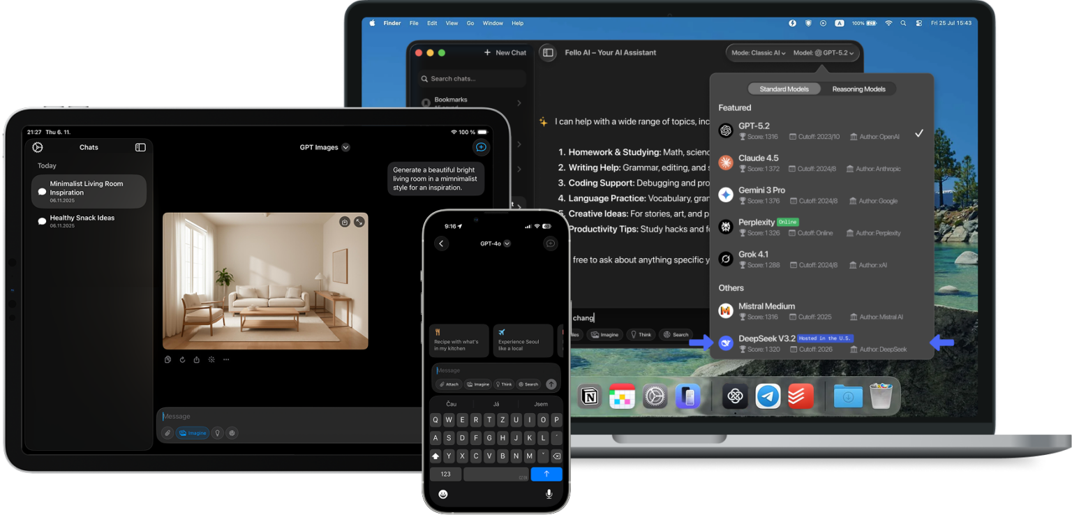 Deepseek Desktop Client for Your Mac - Fello AI